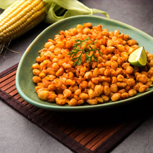 MASALA FRIED CORN - Curry Fiesta